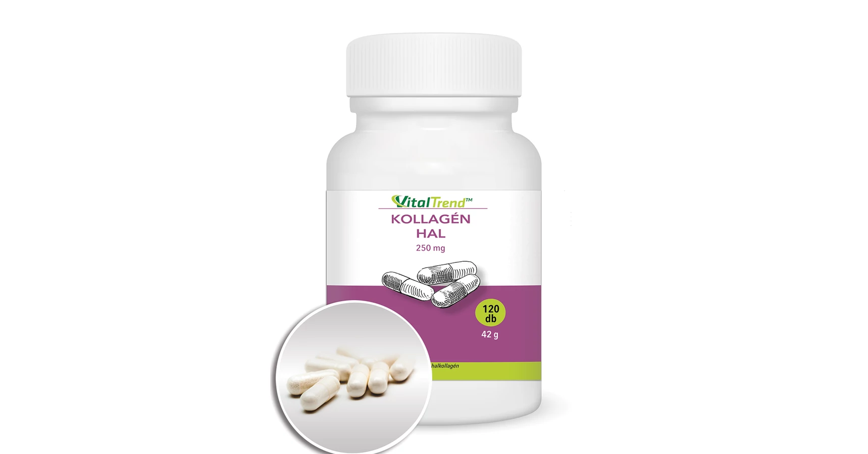 Kollagén kapszula | Halkollagén kapszula | Kollagén | Fehérjék ...