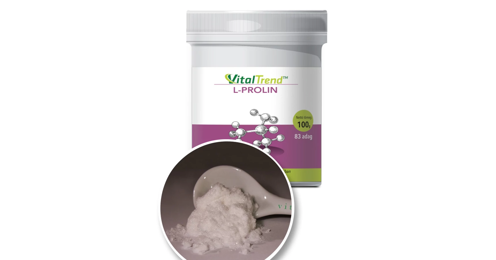 L-Prolin por 100g | L-Prolin por | 100% tisztaságú aminósavak | www ...